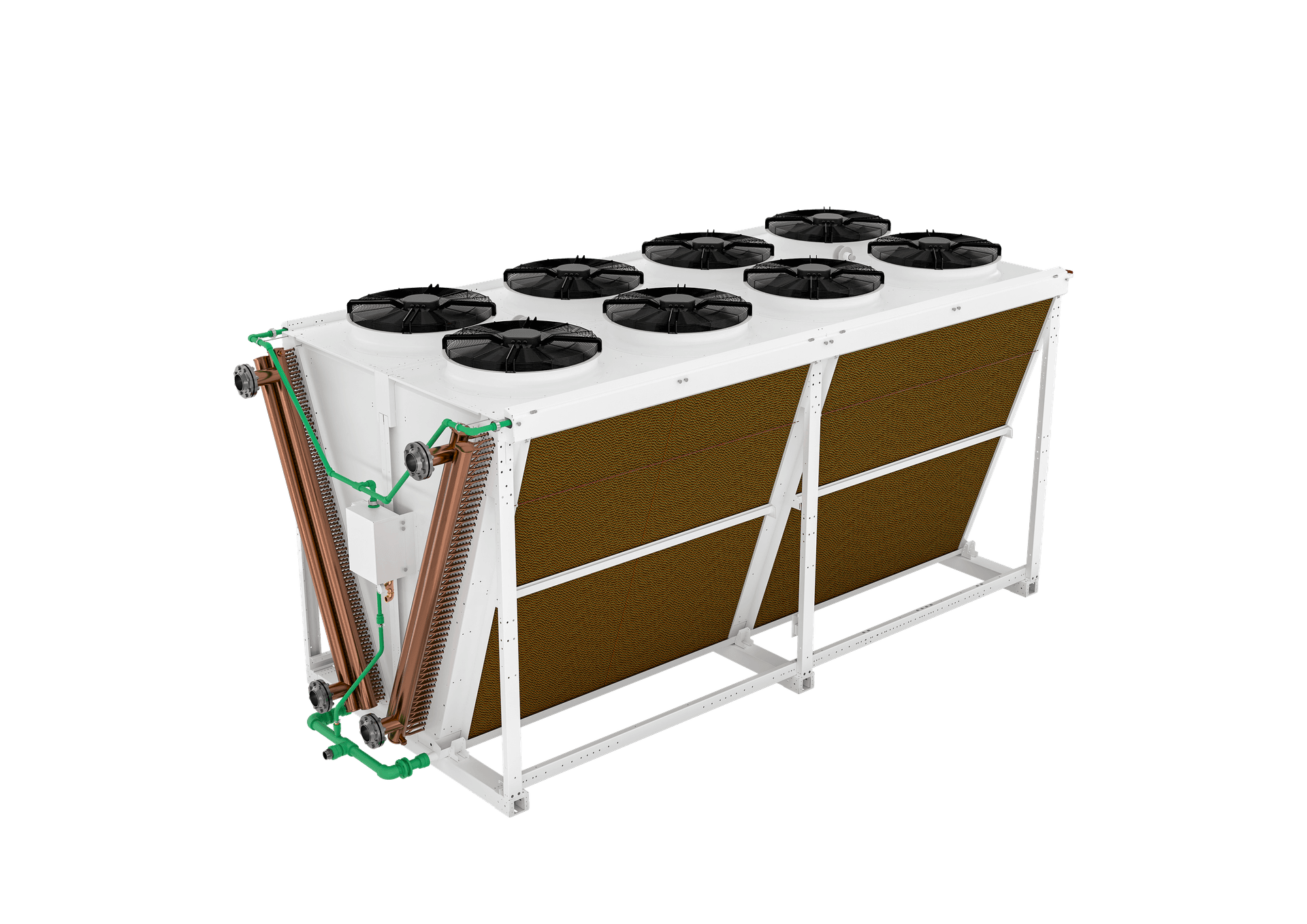 V-shape VARIO Dry Cooler with hydroBLU™ | Güntner